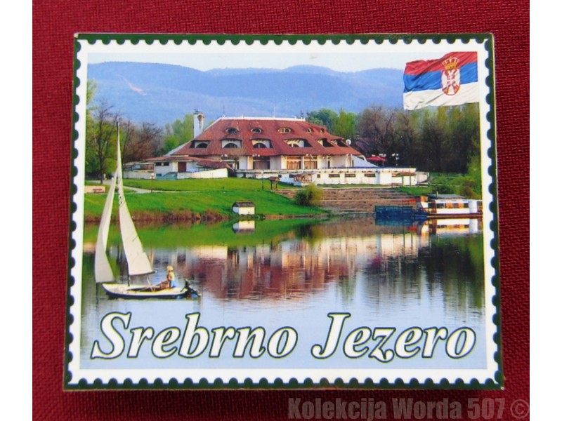 Magnet Za Frižider Srebrno Jezero Poštanska Markica