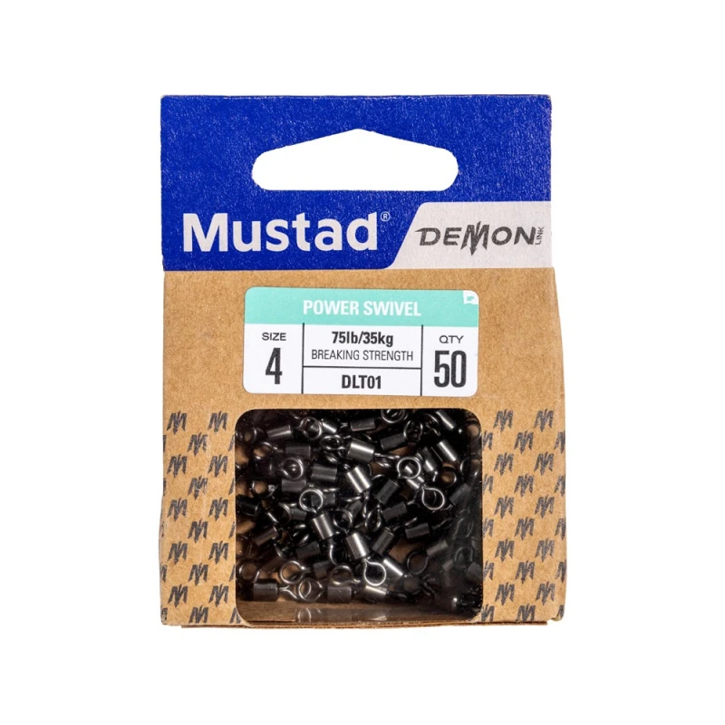 Mustad Demon Power Swivel (50kom)