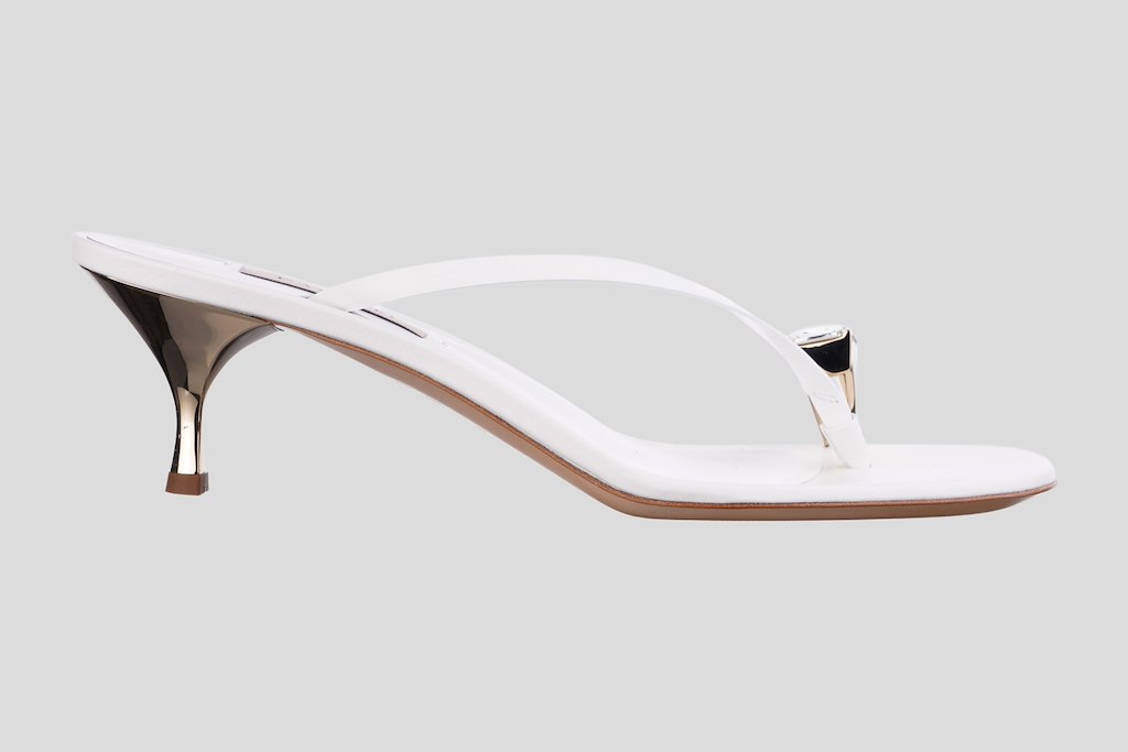 CASADEI PAPUČE 1N264B0501C30259999/PL26 JULIA - CHI FLORENCE+ACC.ORO CH. - BIANCO/PL26