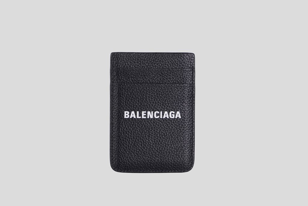 BALENCIAGA NOVČANIK 675835-2AAYH-1090/PL26 CASH MAGNET CARD HOLDER BLACK/ L WHITE