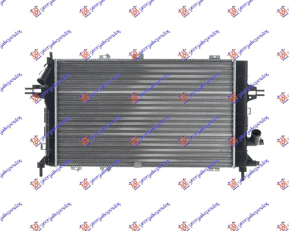 HLADNJAK MOTORA 1.3/1.7/1.9 CDTI DIZEL (60×37) (LEMLJEN SPOJ) (NRF) OPEL ZAFIRA 2005-2012 (A05) (OEM: 1300269, 13143570)