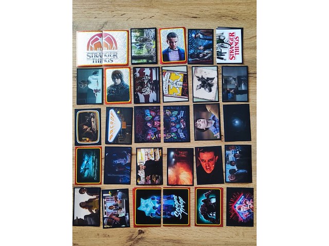 Stranger things sličice za album (Čudnije stvari)