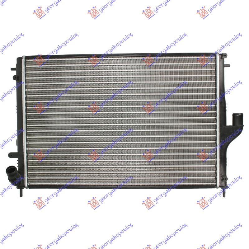 HLADNJAK MOTORA BENZIN/DIZEL (58×41) (VALEO) DACIA DUSTER I 2010-2017 (HS) (OEM: 21410-0598R, 214100598R, 8200582026)