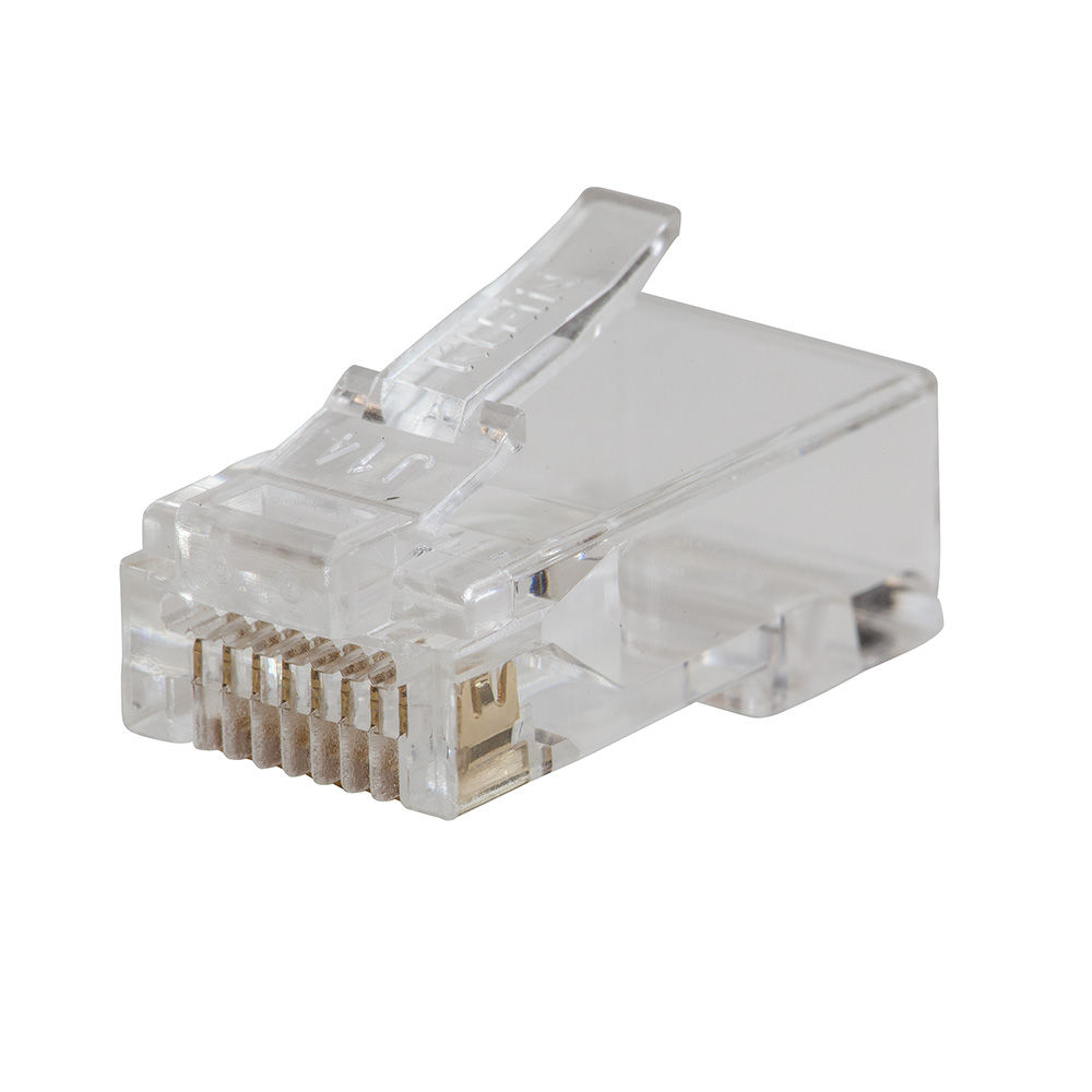 Pass-Thru™ RJ45 UTP Mikrokonektor CAT5E,50 µ pozlate,p.200ko