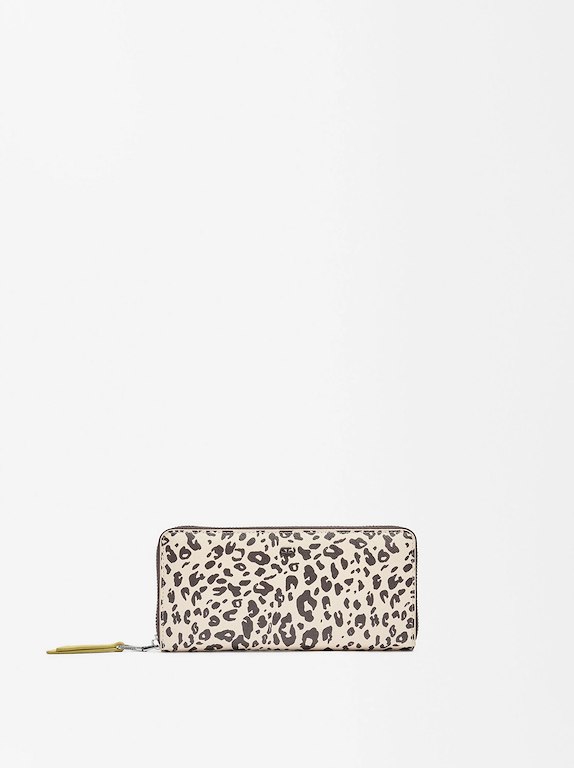 WALLET WITH ANIMAL PRINTED L