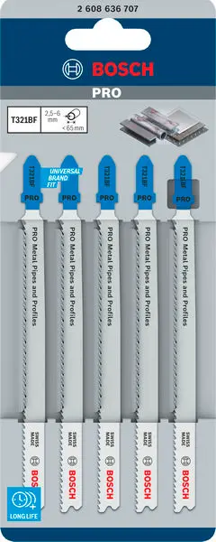 Bosch List ubodne testere Pro Metal P&P T321BF 2608636707, 132 mm