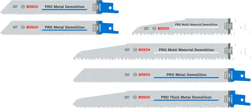 Bosch Set listova za ubodnu testeru za rušenje i demontažu 2607011820