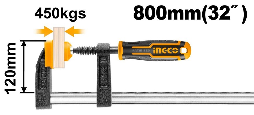 STEGA STOLARSKA 120X800 INDUSTRIJAL HFC021203 INGCO