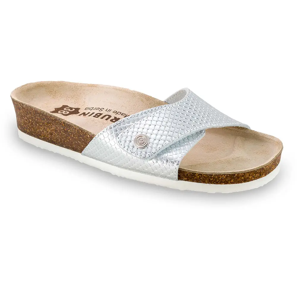 GRUBIN Ženske papuče Madrid Classic 0043520, Srebrne