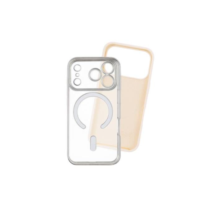 Just in Case 2u1 Extra case MAG MIX PLUS paket maski za iPhone 17 Pro MAGPL123SL - Srebrni