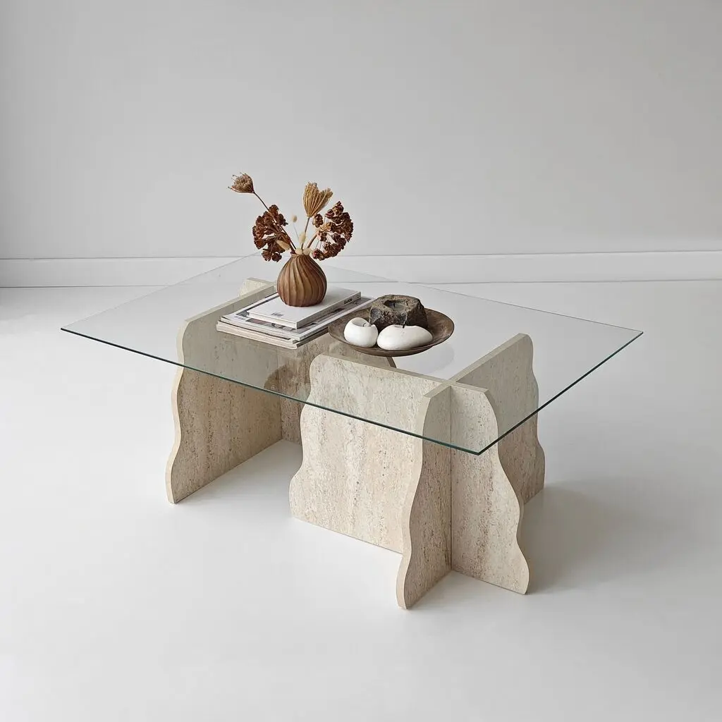 Hanah Home Kafeni stočić, 105x40cm, Bež