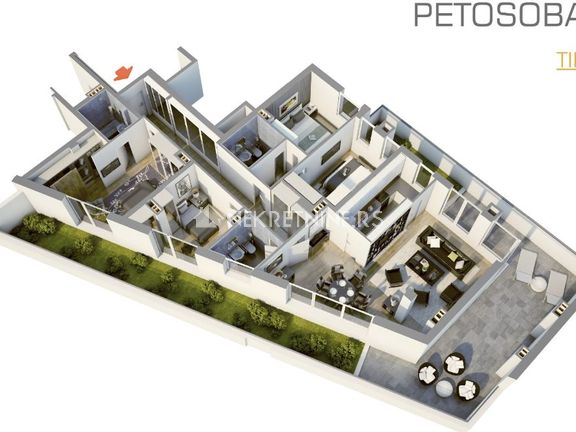 Prelep penthouse sa 2 garažna mesta - Aviv park Zvezdara