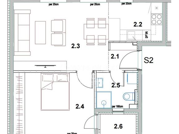 Novogradnja u Borči sa parking mestom, Ovčanski put ID#3710