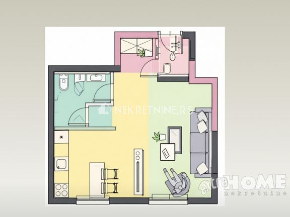 Olimp, 0.5s, 28m², novogradnja, LUX
