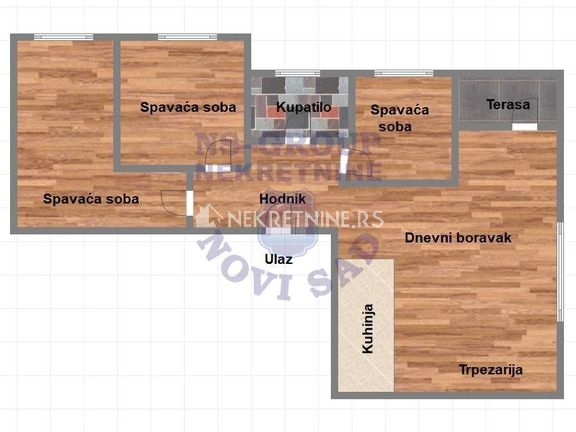 Troiposoban stan na Klisi, 71m2