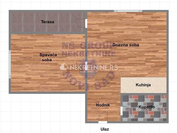 Prodajem dvosoban stan 37m2