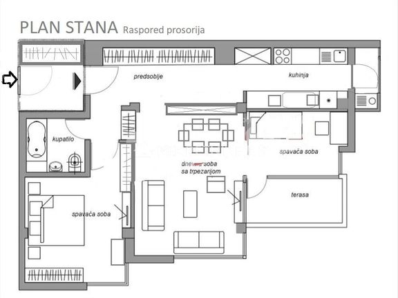 ZEMUN GALENIKA dvosoban komforan uknjizen prvi vlasnik zgrada odlican