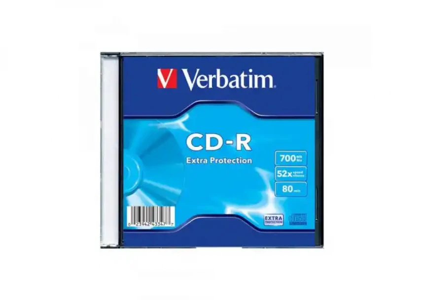 CD-R Verbatim 52x kutija slim 1/1