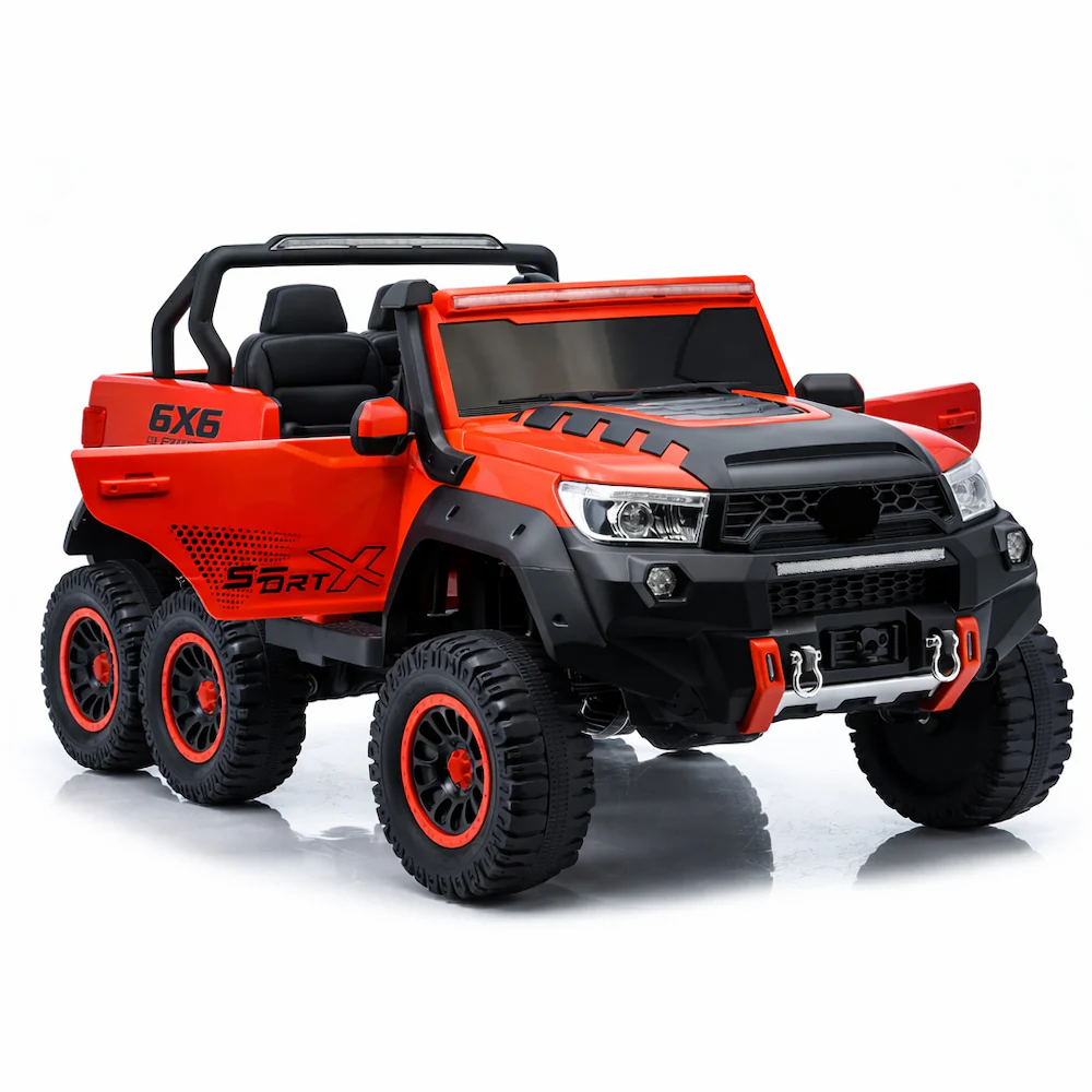 Ranger Force (12V) – Džip Dvosed 4×4 na akumulator za decu Crveni 6W SM-25105