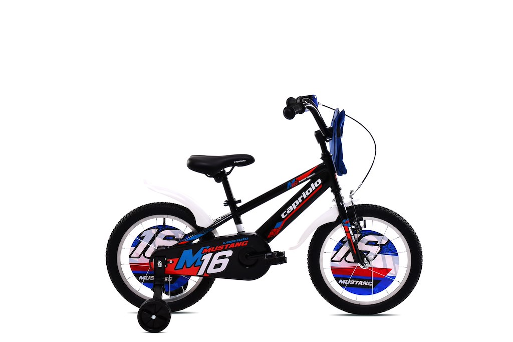 BICIKL CAPRIOLO MUSTANG 16"HT crno-crveno