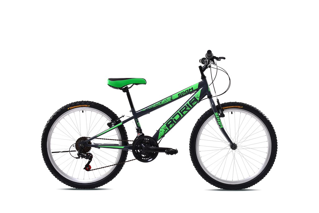 BICIKL ADRIA SPAM 24"/18HT sivo-zeleno 11"