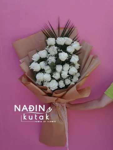 BUKET BELIH RUŽA BU142