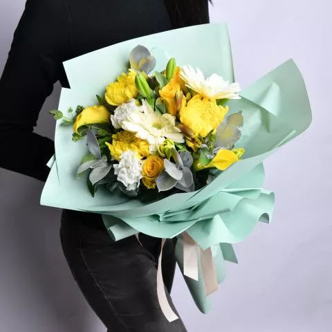 BUKET PASTEL COLLECTION YELLOW L
