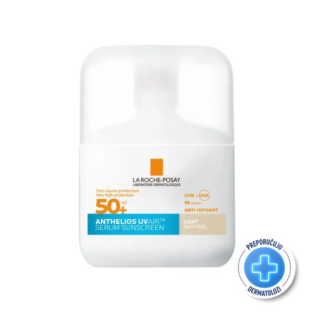 La Roche-Posay Anthelios Dnevni tonirani serum za zaštitu od sunca SPF 50+ light, 50 ml