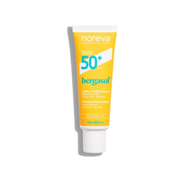 Noreva Bergasol Nevidljivi krem-fluid, SPF 50+, 50 ml