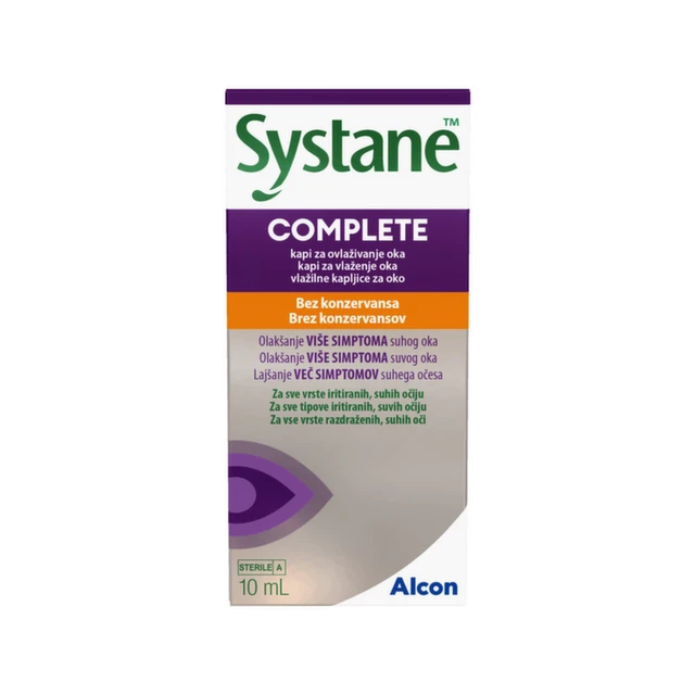Systane Complete Kapi za vlaženje oka, 10 ml