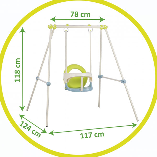 Ljuljaška za decu metalna Bebi Smoby SM830306