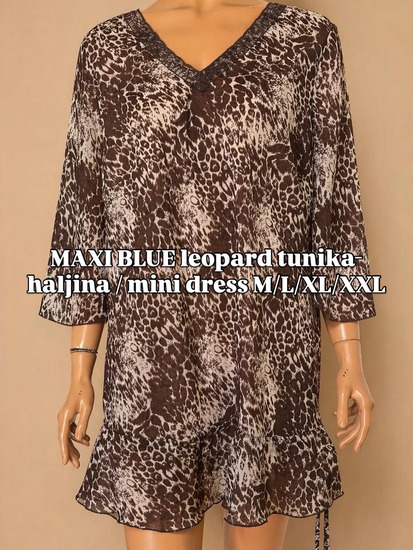 LEOPARD mini haljina ili tunika od M do XXL