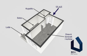 Mirijevo 1.5 odlična novogradnja, 42m2 sa lođom