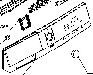 PANEL MASKA ELECTROLUX AEG ZANUSSI KPL - 8080000014