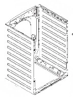 KUCISTE ELECTROLUX AEG ZANUSSI VES MASINE HEC60 SA ZVUC IZOLACIJOM - 4055490348/4055432738
