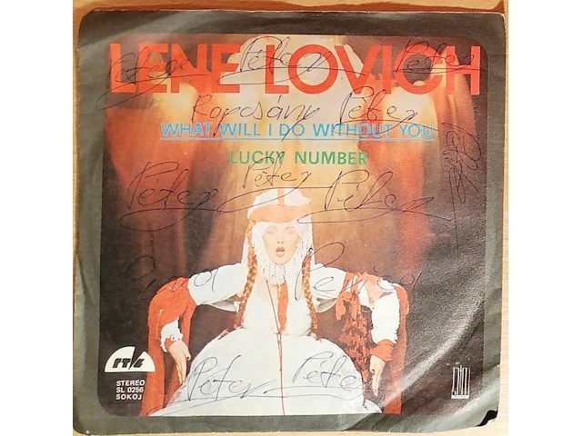 SP LENE LOVICH - What Will... / Lucky Number (1980) VG