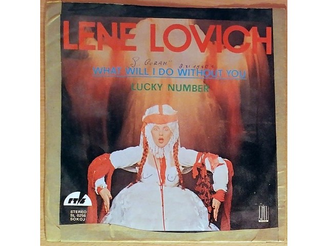 SP LENE LOVICH - What / Lucky Number (1980) veoma dobra