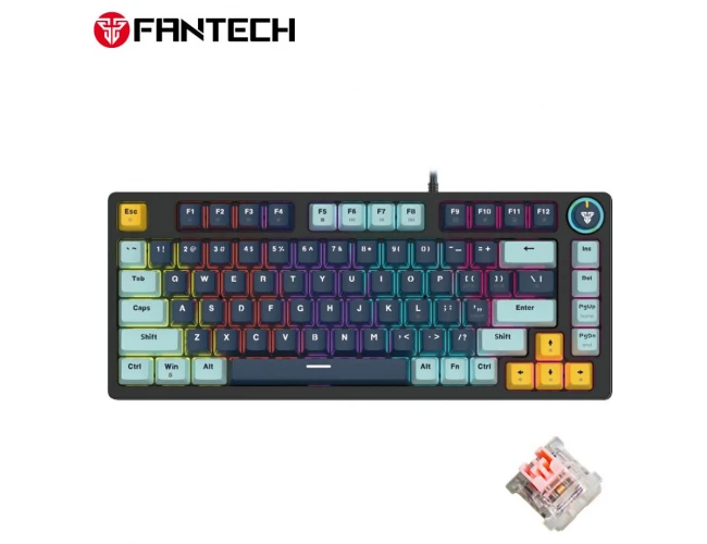 Fantech MK875 RGB Atom 81 Navy (rosie switch) mehanička tastatura plava
