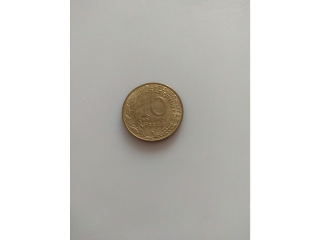 10 centi Francuska  1984.