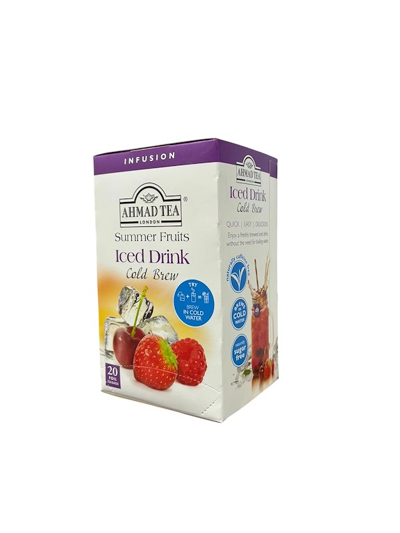 LEDENI ČAJ SUMMER FRUITS COLD BREW AHMAD TEA 20 KESICA
