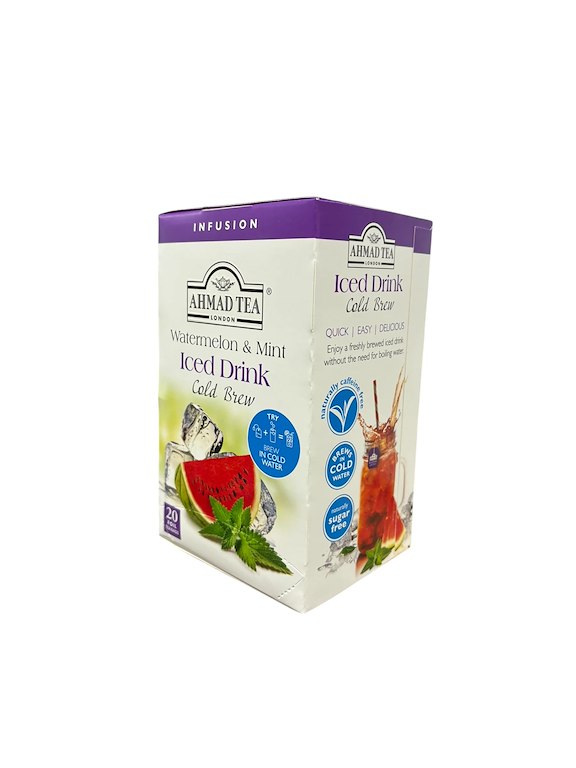 LEDENI ČAJ WATERMELON & MINT COLD BREW AHMAD TEA 20 KESICA