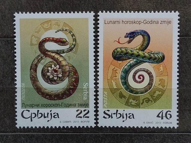 Србија 2013 - Лунарни хороскоп – Година змије