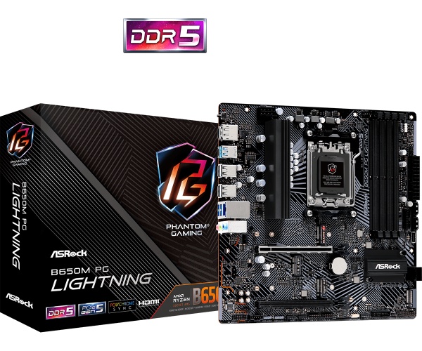 MB AM5 Asrock B650M PG Lightning