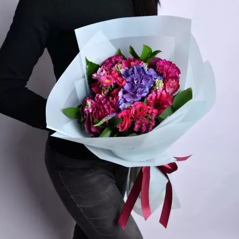 BUKET PURPLE HOT PINK L