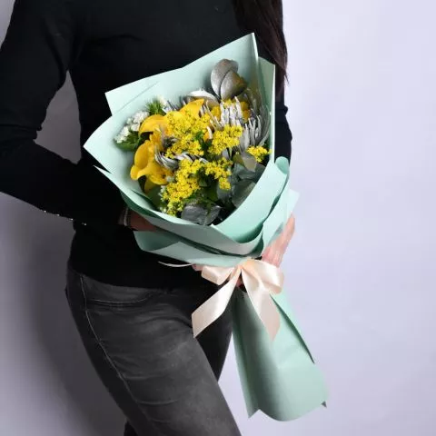 BUKET PASTEL COLLECTION YELLOW S