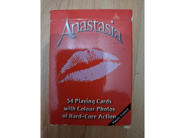Anastasia 54 playing cards – plastično presvučene, orig