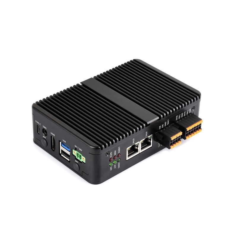 Industrijski PC za CM5, dual ETH, M.2 slot, M.2 B key slot, RS485, IPCBOX-CM5-A