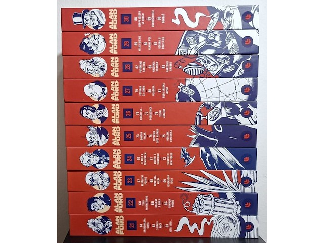 Libellus Alan Ford knjige 1-70 komplet