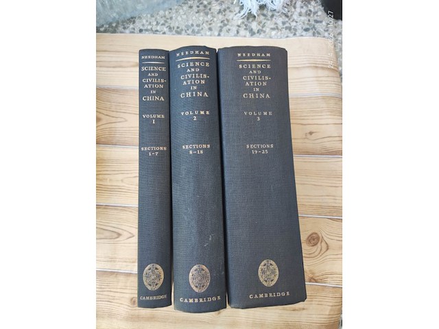 Science and civilisation in China 1-3