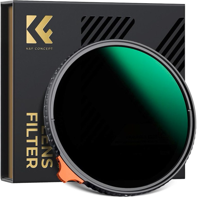 K&F Concept 55mm Fader ND3-1000 Variable ND VND Filter Ultra-thin HD Double-sided 28-layer Nano-coating KF01.2006